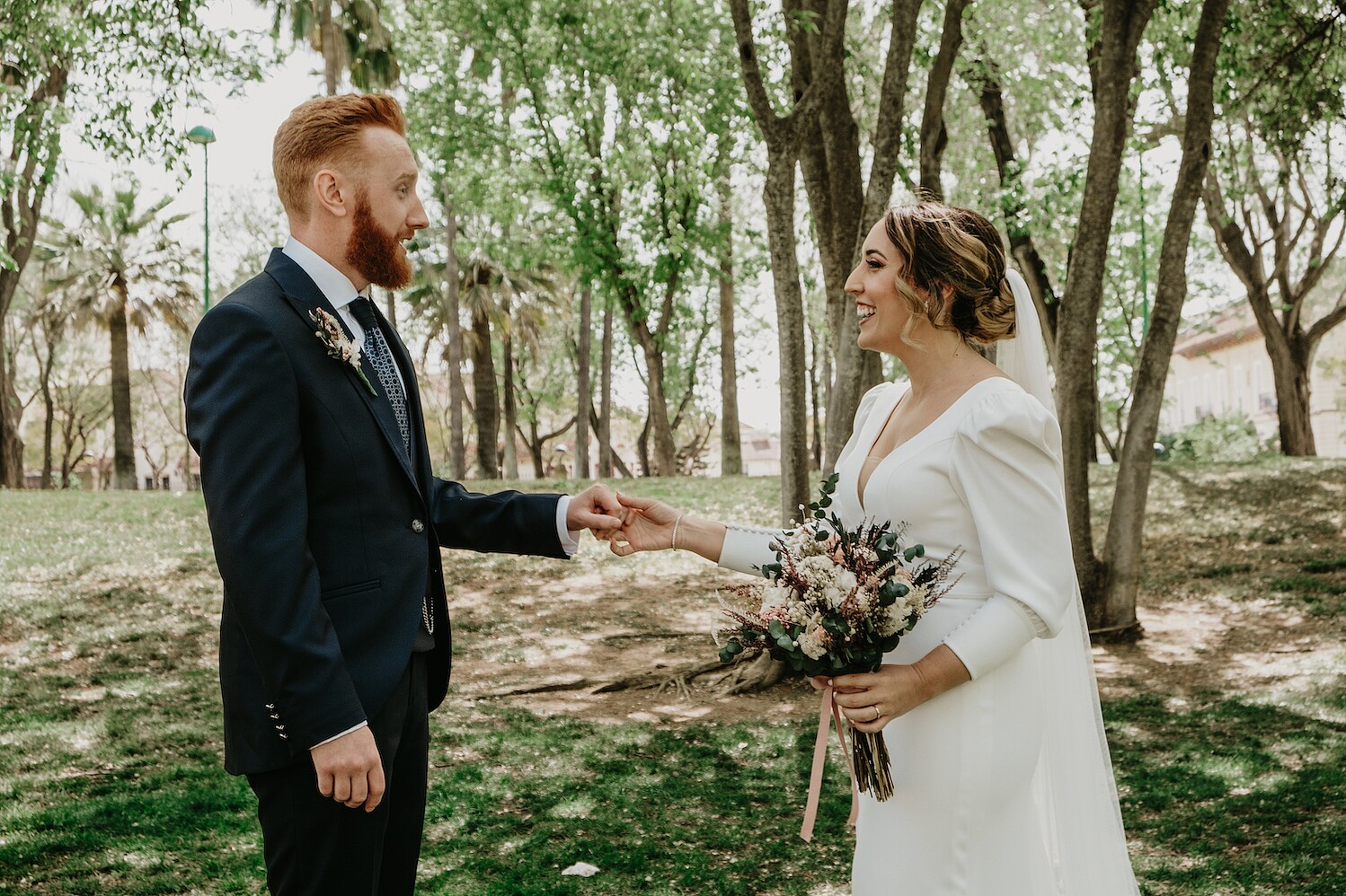 boda con first look - De Corazón Fotógrafos
